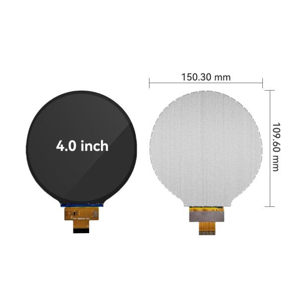Quality 4 Inch Round LCD Display Screen 720*720 Resolution Optional Touch Screen MIPI for sale