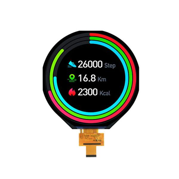 Quality 7 Inch Round LCD Display 720*720 Resolution Optional LVDS Touch Screen Display for sale