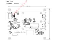 China 5 Inch RGB Interface LCD Driver Board With 5V DC Type C Input HDMI Signal Input for sale