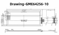 China 3.12 inch 256x64 Pixel High Brightness OLED Display Module with Serial Interface for sale