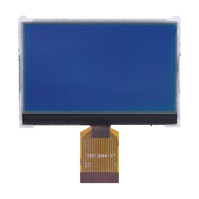 China COG12864-17 128x64 Dots STN Blue Negative Transmissive LCD Module with Wide Temperature Range for sale
