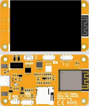 China 2.4-inch IPS TFT ESP32 Development Board with WiFi and Bluetooth and 240x320 Resolution Smart Display Screen for sale