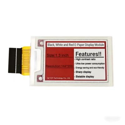 China YE0130S3‑X1 1.3 Inch EPD Display Module 144×200 Ultra Low Power Electronic Shelf Label Screen for sale