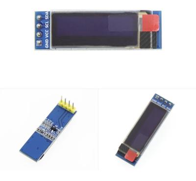 China 0.91inch OLED Module SSD1306 Display with 128x32 Resolution and IIC Communication for STM32 Arduino Raspberry Pi for sale
