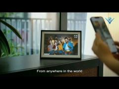 10.1 inch wifi cloud digital photo frame 1080p ips touch screen