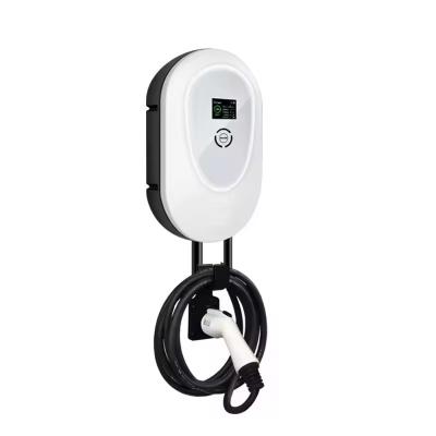 China GBT Standard 7KW 32A Wallbox EV Charger Pile for Wall Mounted GBT AC Electric Vehicle for sale