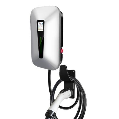 China Type2 Interface 22kW EV Wallbox 32A Wifi APP Electric Vehicle Charging Station for sale