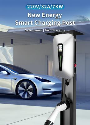 China Type2 Interface 22kW EV Wallbox 32A Wifi APP Electric Vehicle Charging Station for sale