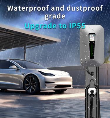 China Type2 Interface 22kW EV Wallbox 32A Wifi APP Electric Vehicle Charging Station for sale