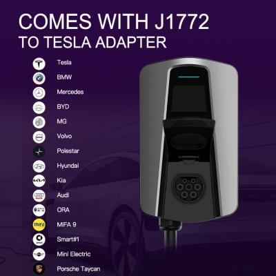 China OEM OCPP 1.6J 22kW EV Wall Charger 32A EV Charging Station with Payment System and Charging Connector Type 2 Cable for sale