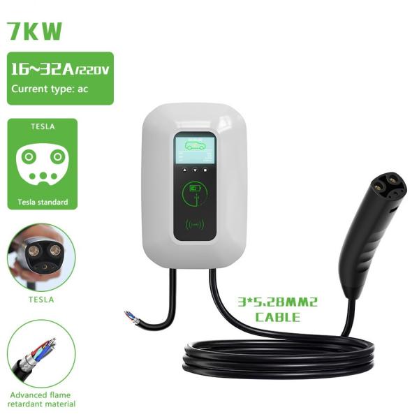 Quality 7kw 11kw 22kw Smart Wall mounted EV Charger Fast Electric Vehicle Charging Station for sale