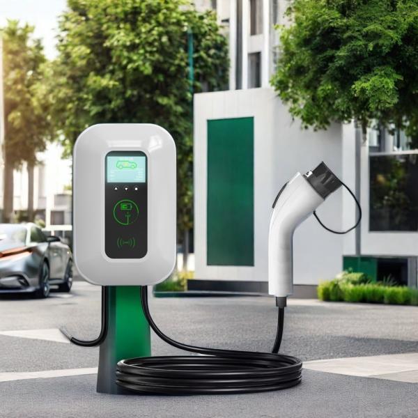 Quality Wall Mounted 7KW GBT Adjustable Automobile Charging Pile 32A Fast Charging Station for sale