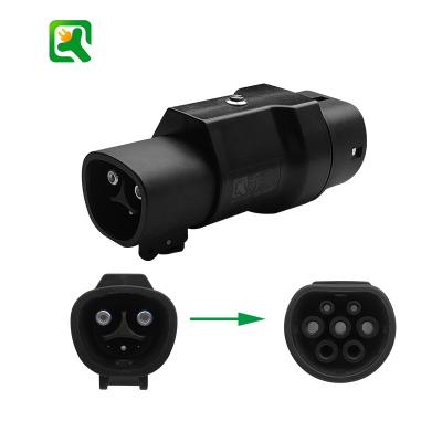 China 7kW Output Power Type2 to Tesla EV Charger Adapter for Electric Vehicle Charging Station for sale