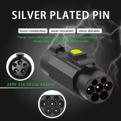 China 7KW Output Power 32A Output Current EV Charger Adapter Type 1 to GB/T Car Adapter for GBT Chinese Plug for sale