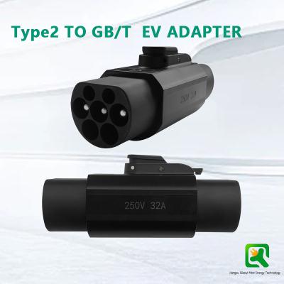 China GBT Car Charger Plug Type2 Adapter 7Kw Single Phase with Lock and Power Off Button Upgrade Your Electric Car Charging for sale