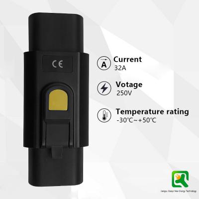 China GBT Car Charger Plug Type2 Adapter 7Kw Single Phase with Lock and Power Off Button Upgrade Your Electric Car Charging for sale