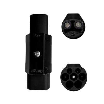 China PC Copper 7kw 32A 220V NACS Type2 to Tesla Universal EV Charging Adapter Type 2 Charging Station for NACS Car Adaptor for sale