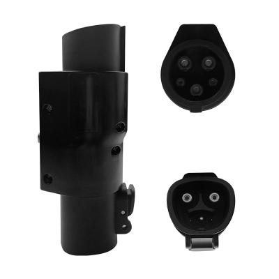 China Car side Plug 7KW TSL/NACS to Type1 J1772 32A Adapter EV Charging Adaptor 220V EV Car Charger Adapter for retrofit/upgrade for sale