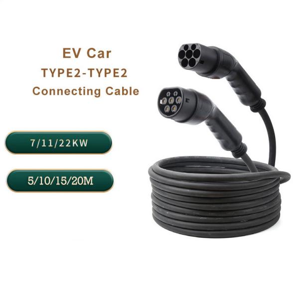 Quality E-mingze 11KW Portable EV Charger Type 2 Electric Vehicle Charging Cable with for sale