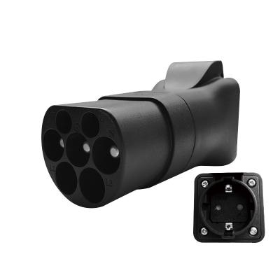China Customized Plugs GBT V2L 16A Professional Portable EV Charging Adapter with Customized Sockets 5 Meters Cable Length for sale