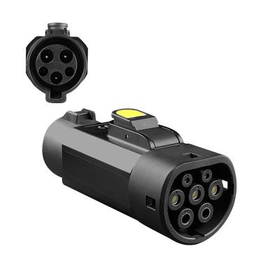 China Type2 EV Charging Connector 220V Car Adapter Charger 32A Output Current for Type2 Cars Condition J1772 to Type2 for sale