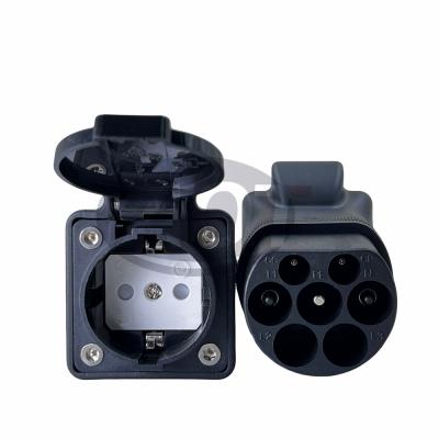 China Universal Connection AOTAI EV Adapter Type 2 Male Adapter On 220V AC Charger For Golf Car for sale