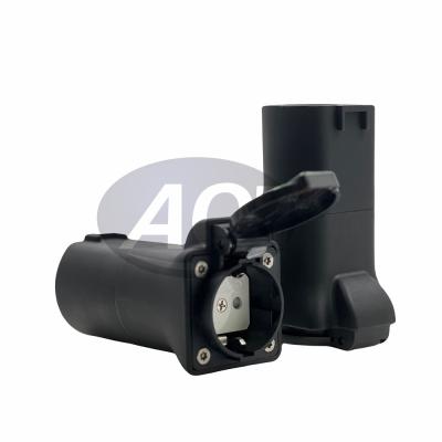 China High temperature resistant PC AOTAI EV Adapter V2L Type 2 to Schuko adapter Type2 Female Adapter charger for Car Xpeng G9 for sale