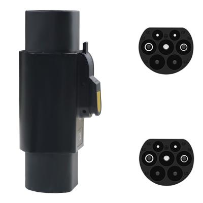 China Efficiency ≥98 GBT Charging Socket 32A Type 2 IEC62196 Charger Adaptor for Chinese Electric Cars for sale