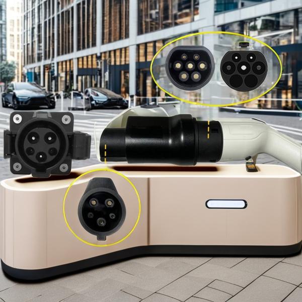 Quality Portable Electric Vehicle Charging Pile Adapter for Energy Vehicle GB/T J1772 Charging Gun E-Mingze Overcurrent Protection for sale