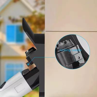 China Type2 Gb/T Type1 EV Charging Station Hanging Line Hook Plug Gun Lockable for sale