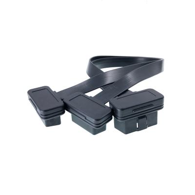 China Universal OBD-II 16pin Male To Dual Female Cord Cable OBD2 Extension Y OBD Splitter Cable For Vehicle Accepts Samples Order for sale