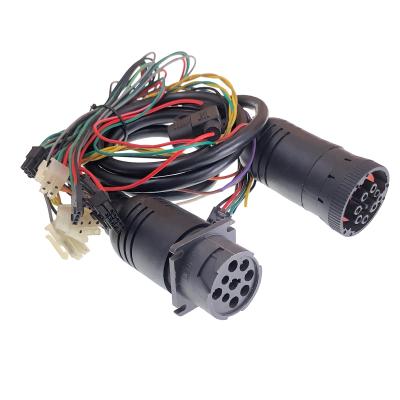 China Customize J1939 9PIN Cable Wire Harness Deutsch 9PIN to OEM Housing and 2A Fuse Cable with Normal Plug Material PA66 CF ABS PC for sale