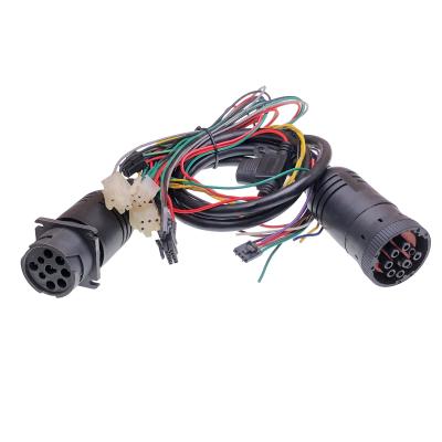 China Customize J1939 9PIN Cable Wire Harness Deutsch 9PIN to OEM Housing and 2A Fuse Cable with Normal Plug Material PA66 CF ABS PC for sale
