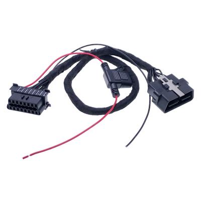 China AOTAI OBD 2 Cap Wiring Harnesses for GPS Fleet Plug and Play Installation T-Harness OBD 24V Cables Weigth 140g Voltage 12 for sale
