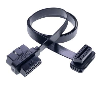 China OBDII Cable 80g 16 Pin Splitter Extension 1x Male and 2X Female OBD2 Extension Cable Adapter for Automotive Diagnostics for sale
