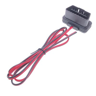 China AOTAI OBD-II OBD2 Male to Open ends Flat wires OBD Female fly cable Car Power Cables /8 W114 at Car Diagnostic Connector for sale