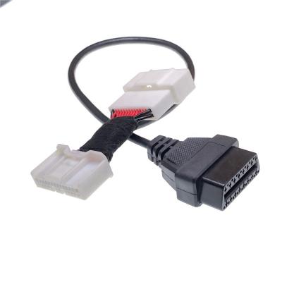 China Customizable OBD2 Diagnostic Adapter 26Pin Harness Cable for Tesla Model 3 Y 2019-2021 Build Pin-out Customizable for sale