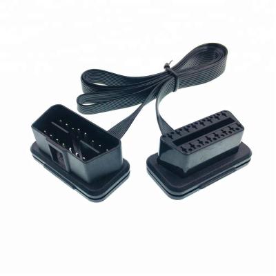 China 24 Inch Customizable Cable Length OBD2 Diagnostic Extension Cable for GPS Tracker Diagnosis for sale