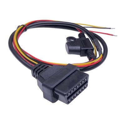 China 2004-2010 Year AOTAI 16Pin OBD2 Female Car Diagnostic Extension Connector Open Plug Wire Cable for Vehicle Diagnostics for sale
