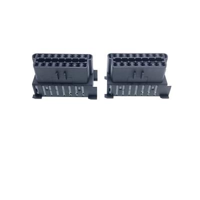 China 12V ABS/PVC OBD2 Code Reader OBD Scanner Connector Auto Diagnostic Wire Harness with Voltage for sale