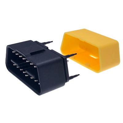 China All Cars with OBD Socket Car Code Reader Diagnostic Tool Black Extension Plug Yellow OBD Case Windows Universal Power Supply for sale