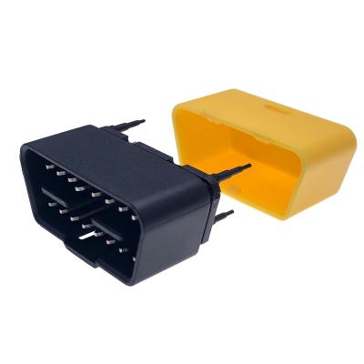 China All Cars with OBD Socket Car Code Reader Diagnostic Tool Black Extension Plug Yellow OBD Case Windows Universal Power Supply for sale