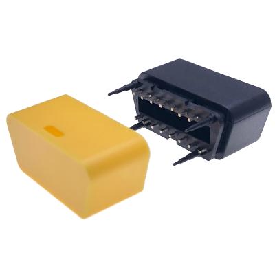 China All Cars with OBD Socket Car Code Reader Diagnostic Tool Black Extension Plug Yellow OBD Case Windows Universal Power Supply for sale