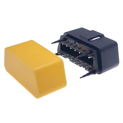 China All Cars with OBD Socket Car Code Reader Diagnostic Tool Black Extension Plug Yellow OBD Case Windows Universal Power Supply for sale