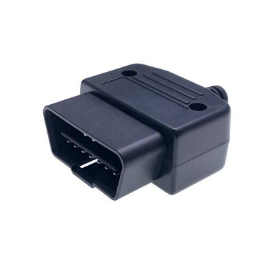 China Style Male 16pin Connector MINI OBD2 Connector for 24v OBD1 Enclosure to Close Car Windows Automatically for sale