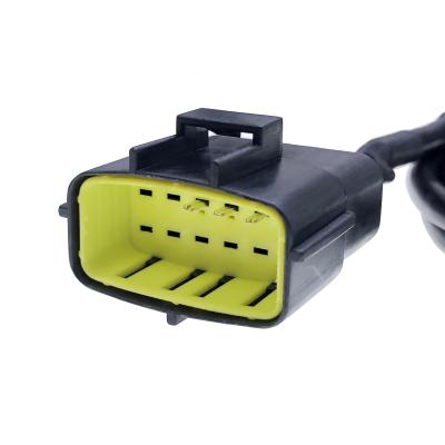 China 12V/24V BAIC Car Fitment Custom Wiring Harness With TE 12PIN Connector And Fuse for sale