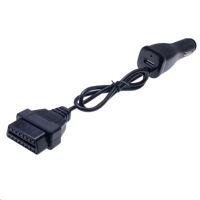 China IP54 OBD2 Cable Diagnostic Multi Function OBD Trip Computer For Car Universal Black for sale