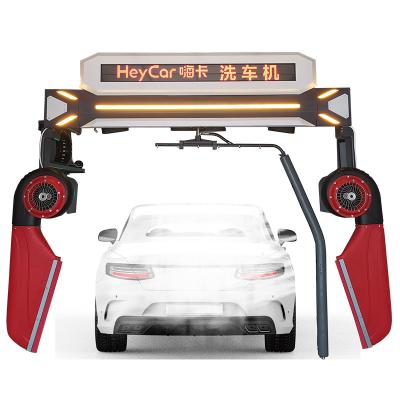 China 300cm*305cm Automatic Car Wash Equipment with Wheel Brush and Cold Water High Pressure Washer for sale