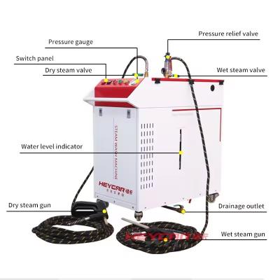 China Advanced Steam Spraying Car Wash Machine for High Pressure Engine and Interior Cleaning for sale