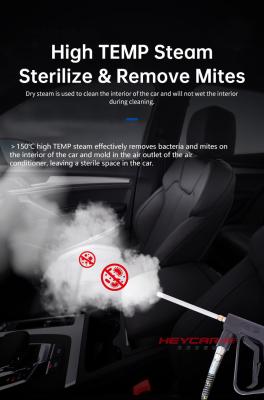 China Upgrade Your Car Cleaning Routine with 1500W Output Power Steam Spraying Car Steam Engine Wash Cleaner Equipment for sale